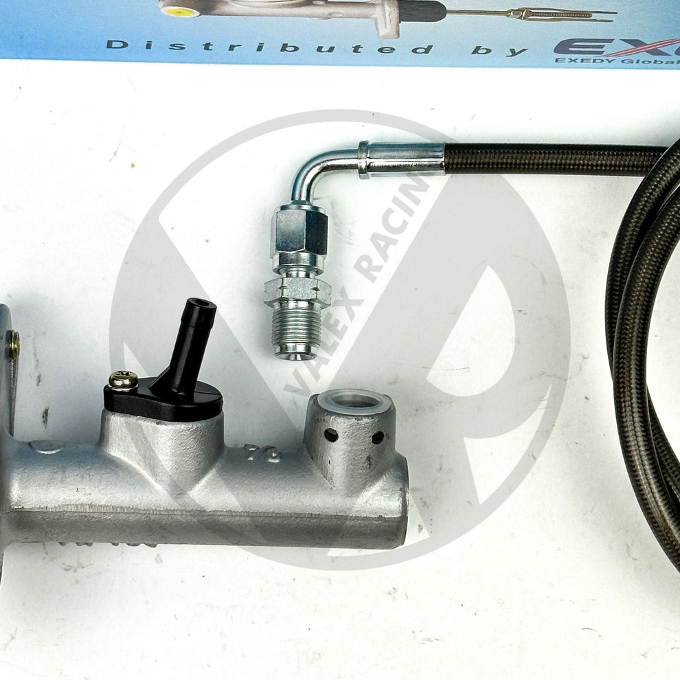 Exedy Clutch Master Cylinder and Slave Cylinder Kit with Stainless Ste ...
