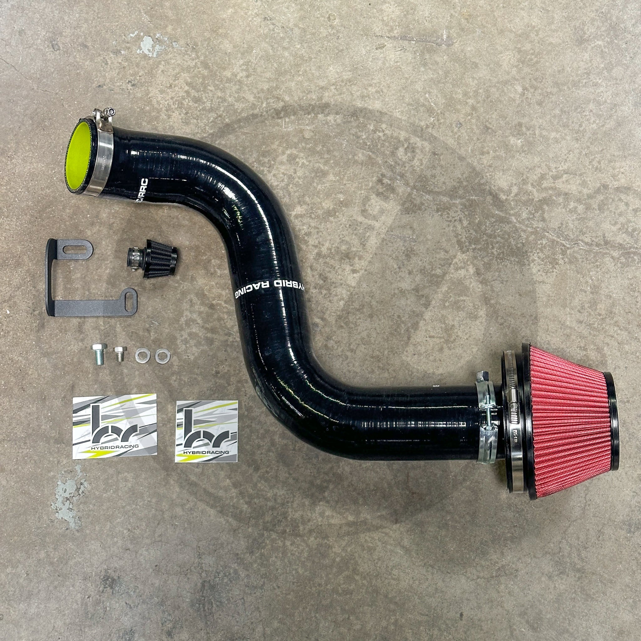 Hybrid Racing 3" inch Cold Air Intake System K20 K24 K Swap For Honda ...