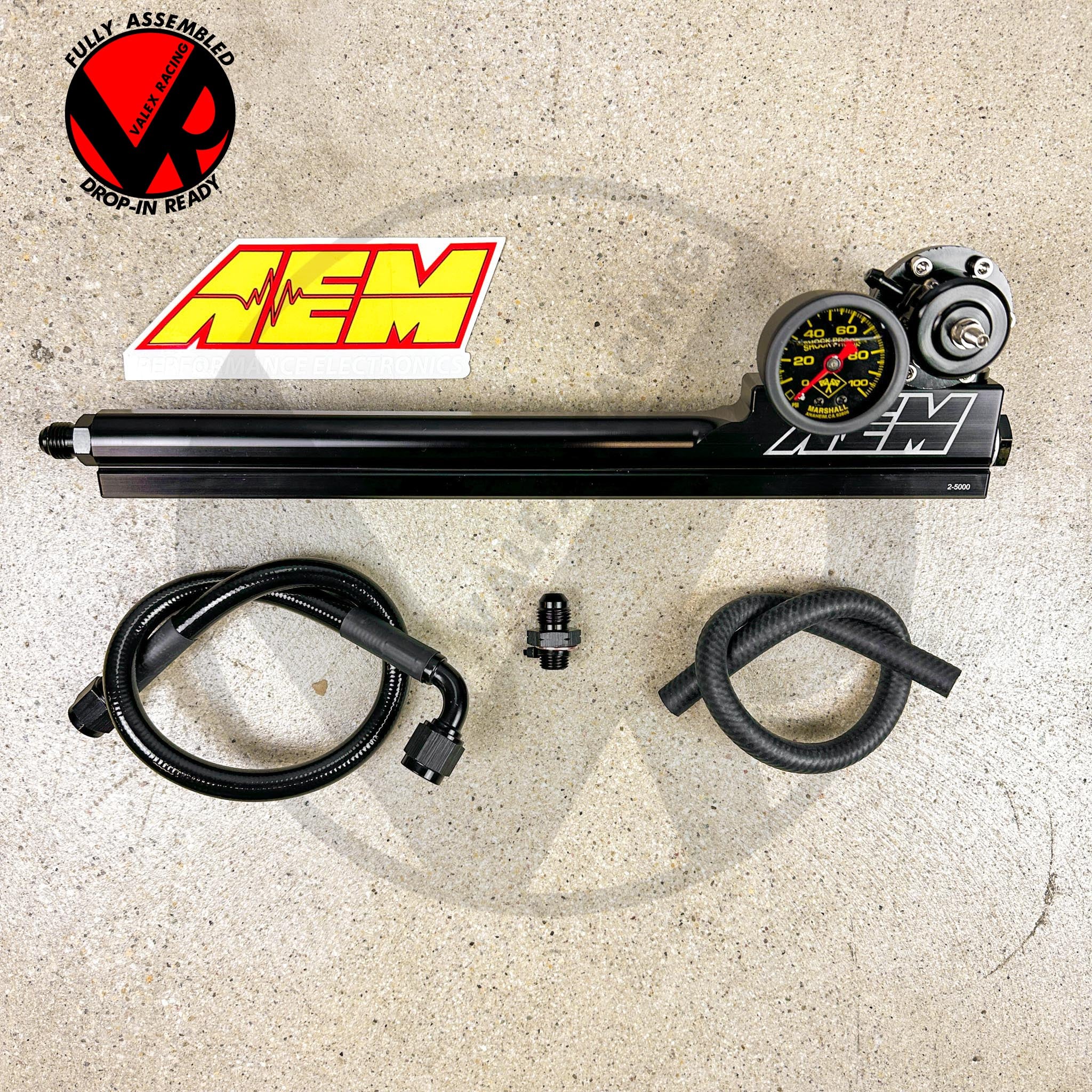 B Series AEM Fuel Rail kit with AEM Style Regulator for Honda Acura B1 ...
